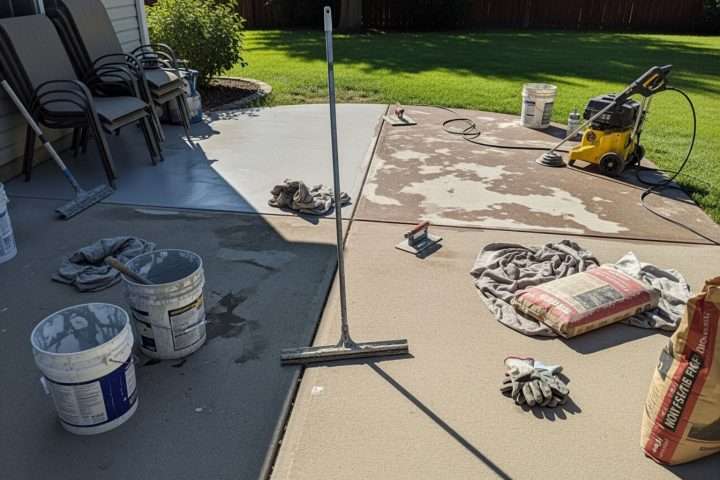 Redo Concrete Patio: 1-Day Flawless Makeover